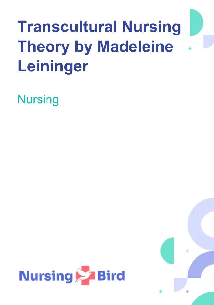 Transcultural Nursing Model